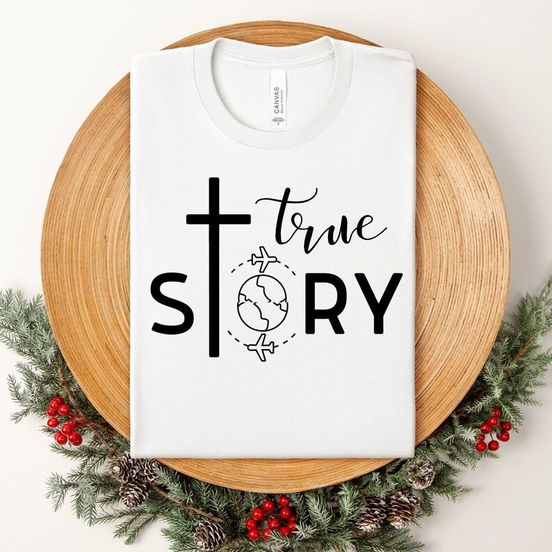 True Story SVG PNG, Nativity Scene Svg, True Story Nativity Svg, Jesus ...