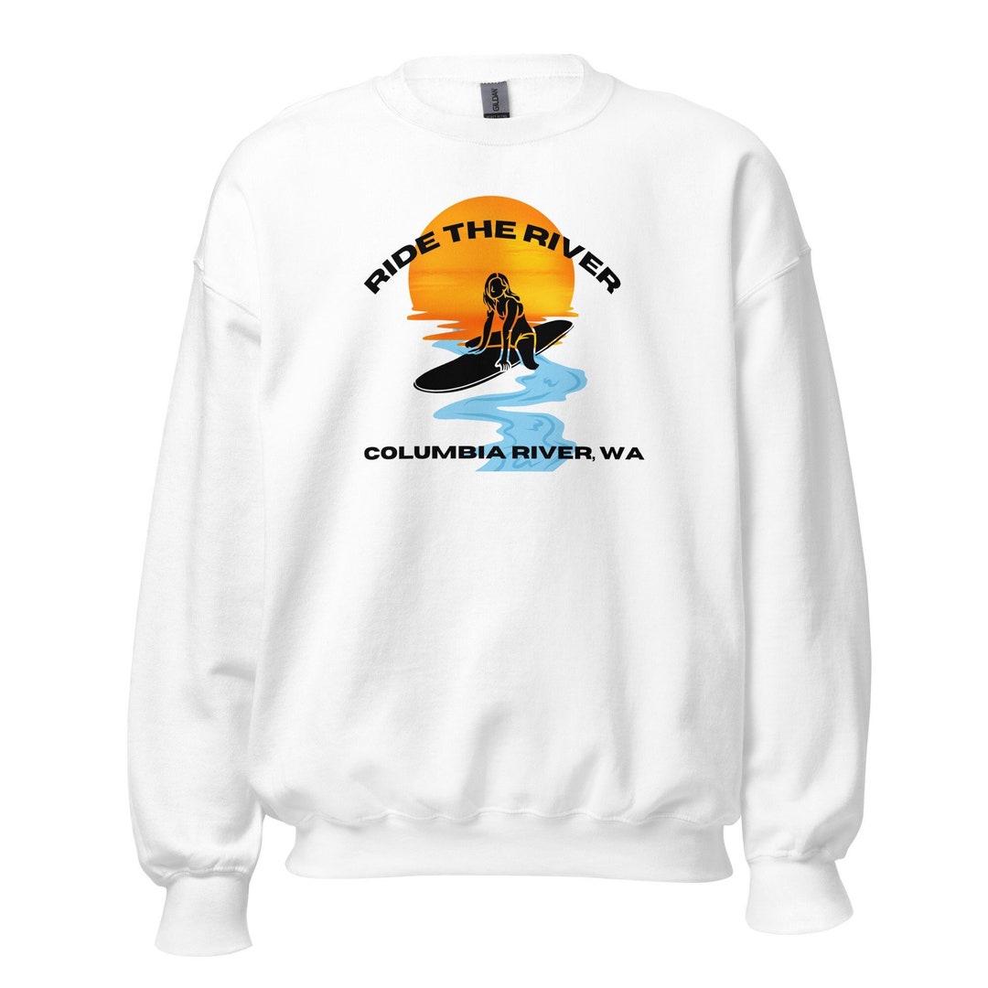 Paddleboarding Sweatshirt for Her, Womens Columbia River Shirt ...