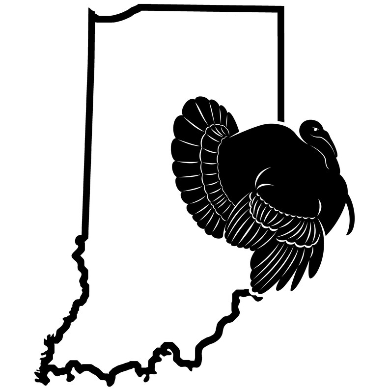 Indiana Big Game - Decal - Etsy