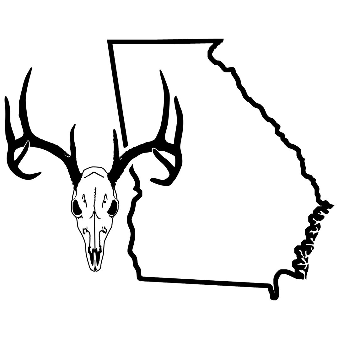 Georgia Big Game Decal - Etsy