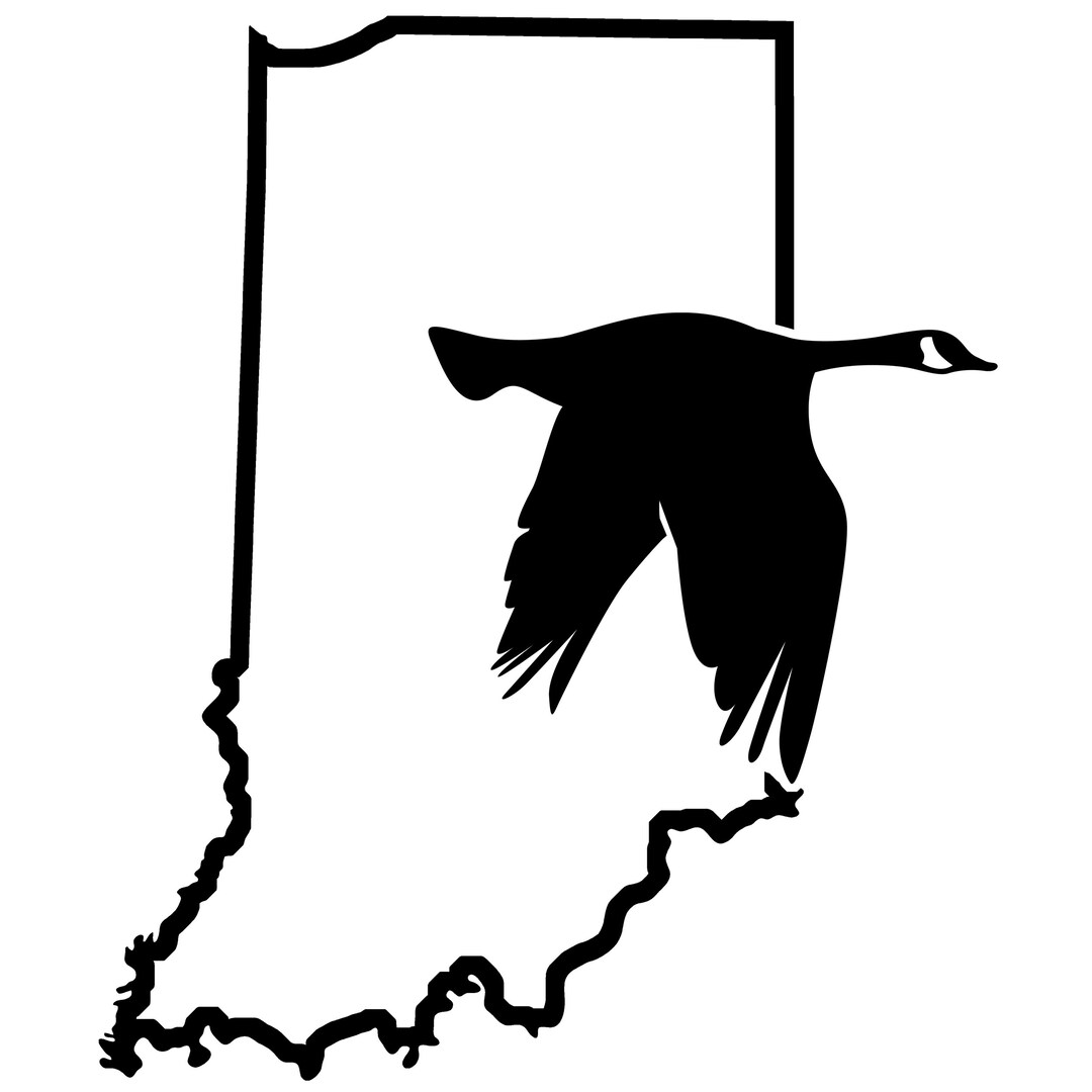 Indiana Waterfowl - Decal - Etsy