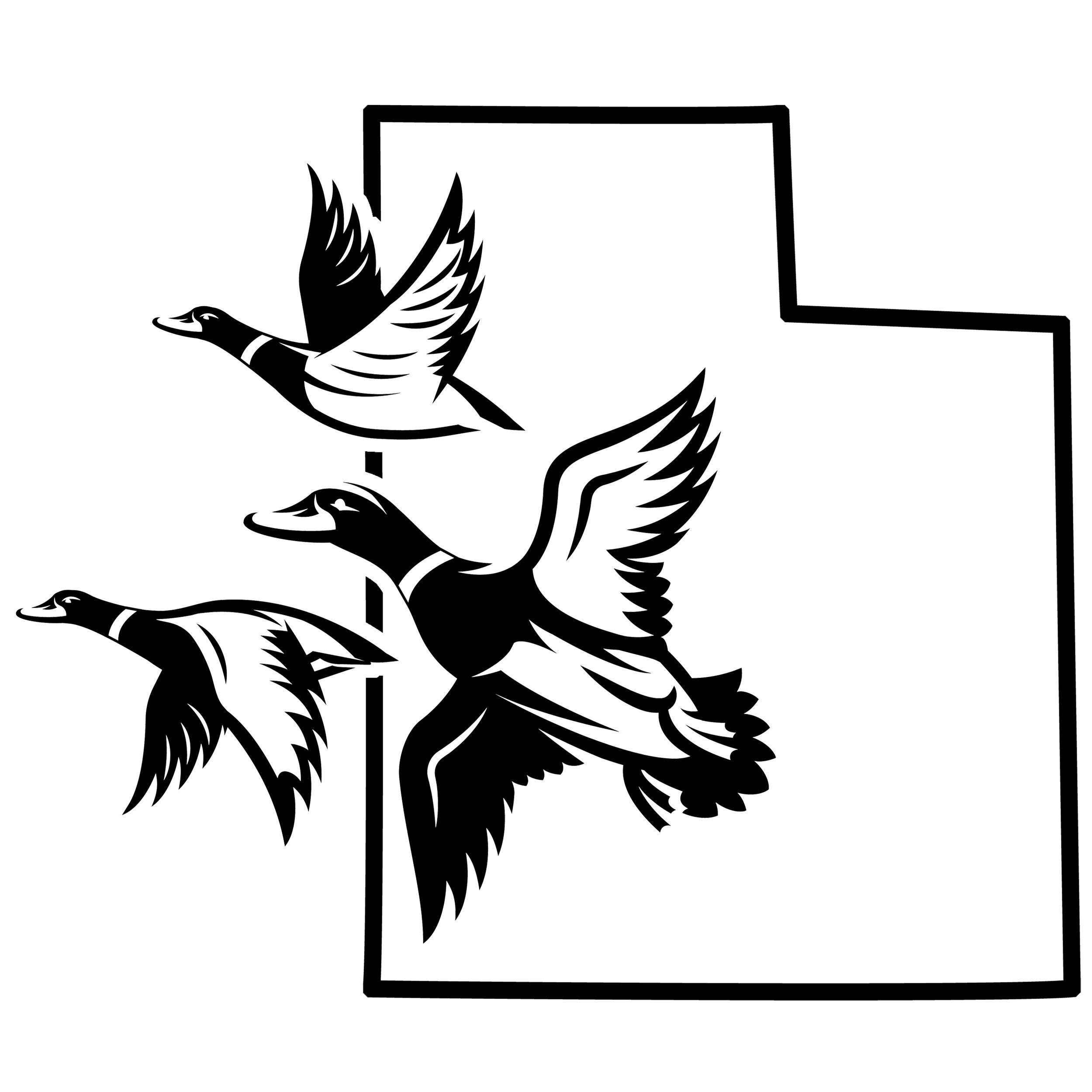 Utah Waterfowl Hunting Decal Mallard Duck and Goose Sticker - Etsy