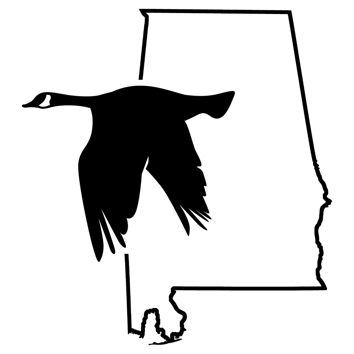 Alabama Waterfowl Decal: Mallard Duck & Goose Sticker - Etsy