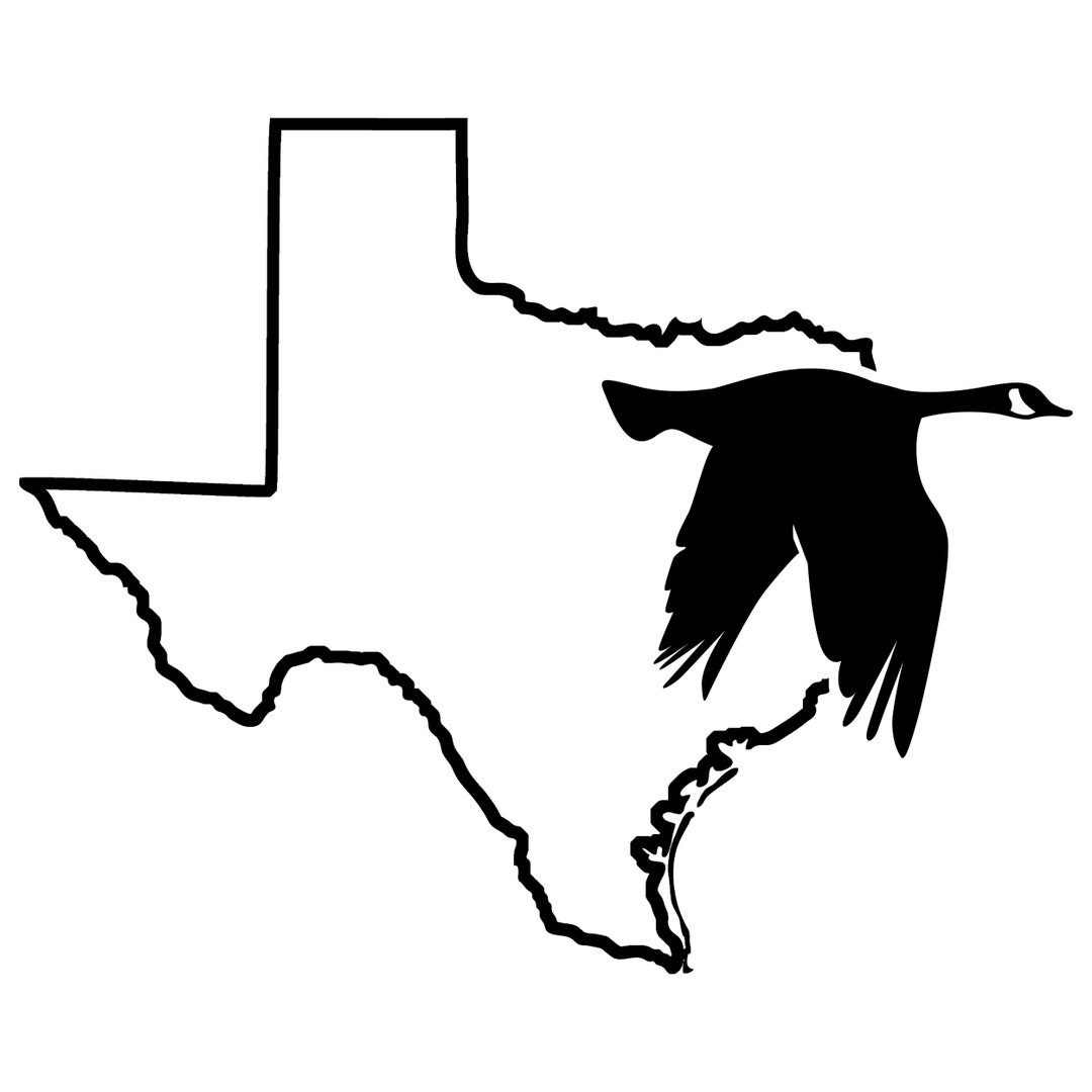 Texas Waterfowl Hunting Decal: Duck and Goose Sticker - Etsy