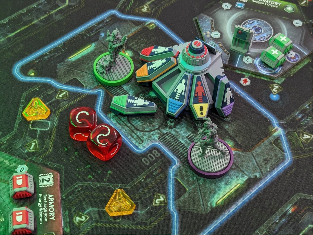Sci-fi Board Game Hibernatorium - Fully Colored and Compatible With ...