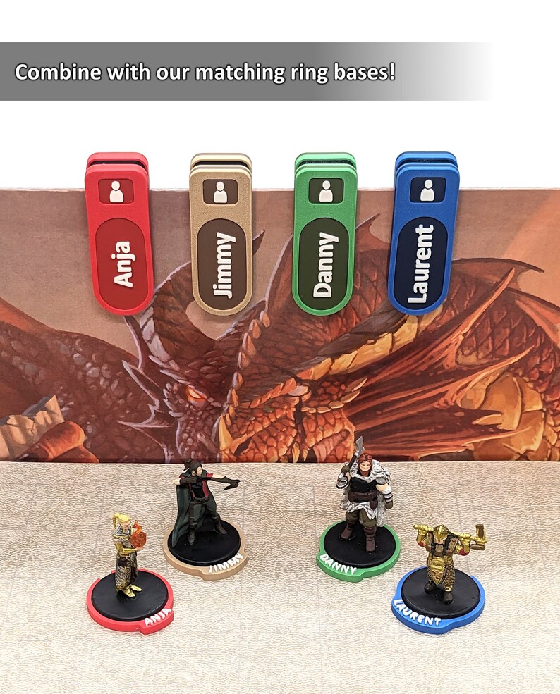 Custom Initiative Tracker With Names and Individual Colors for Tabletop ...
