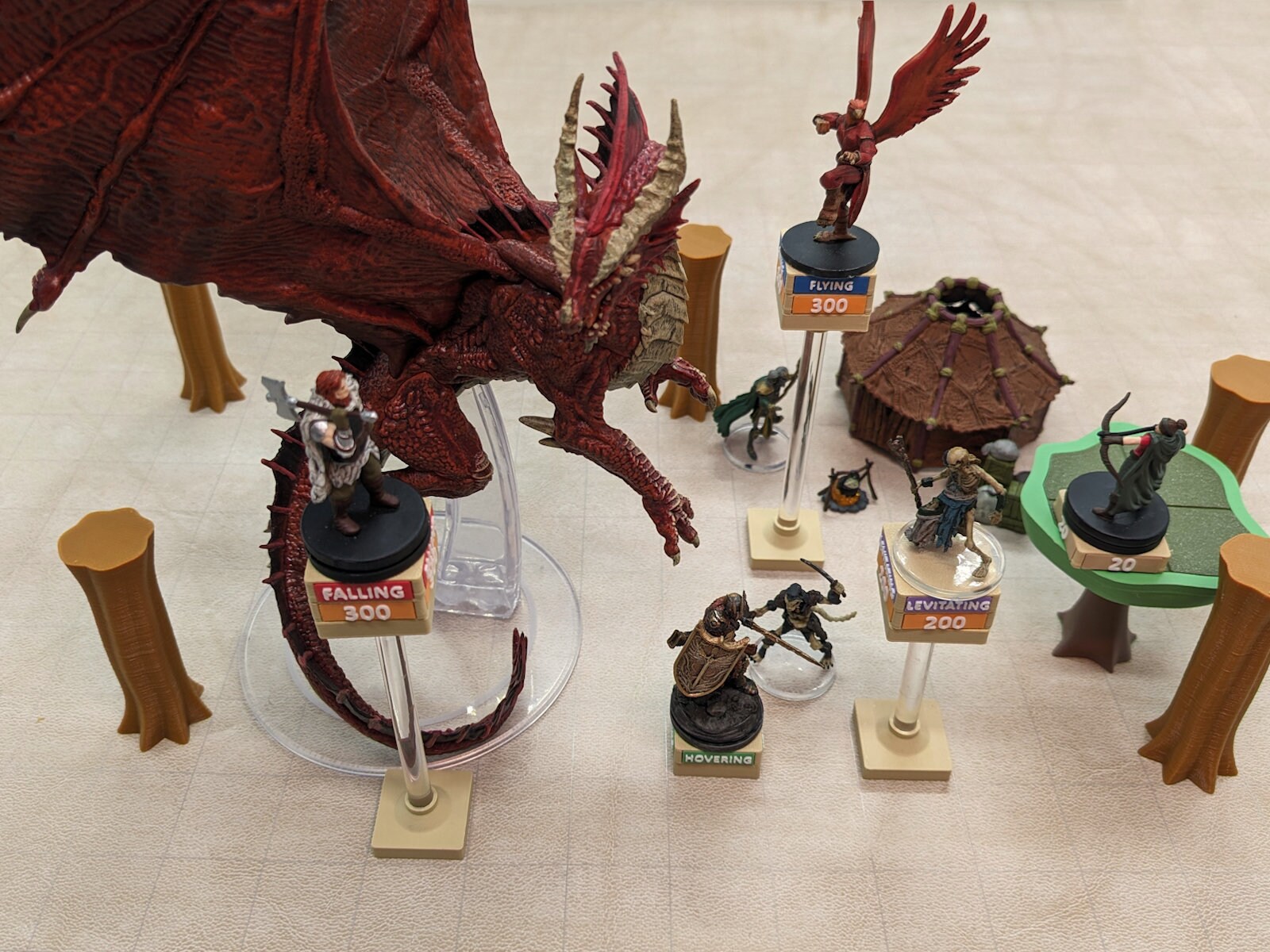 Magnetic Status Marker Set for Flight Stands, Combat Risers in Dungeons ...