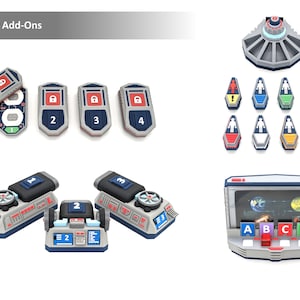 Board Game Player Token Set Compatible With Nemesis - Fully Colored ...