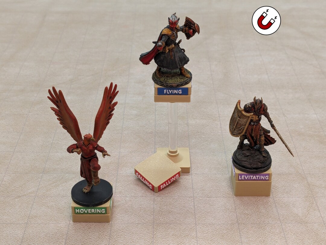 Magnetic Status Marker Set for Flight Stands, Combat Risers in Dungeons ...