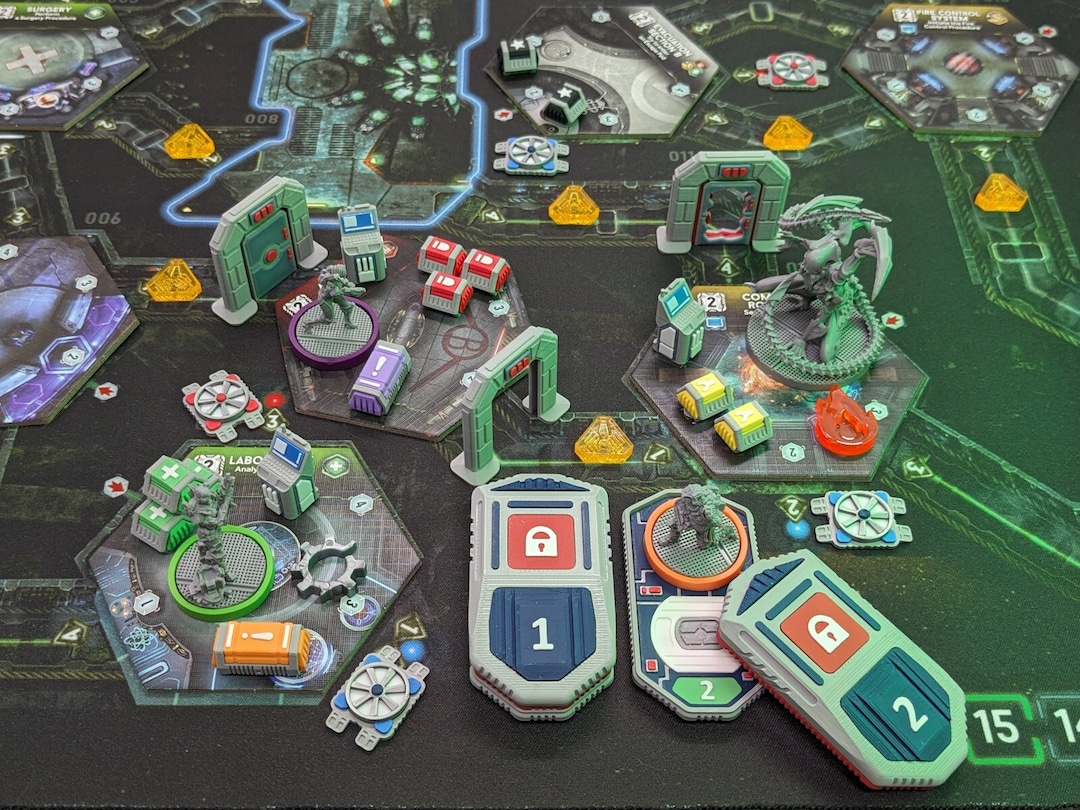 Nemesis Deluxe Terrain Sets Fully Colored Doors, Crates, Computer ...