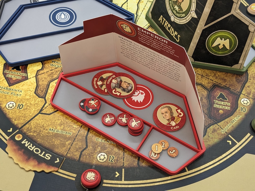 Board Game Player Trays Compatible With Dune: A Game of Conquest ...