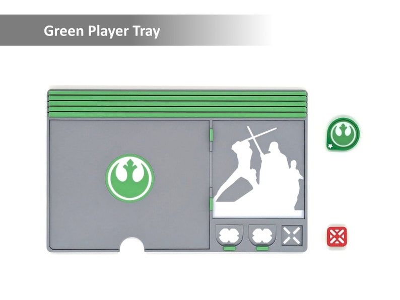 Fully Colored Player Dashboards With Ally Tray, Miniature Rings & 3D ...