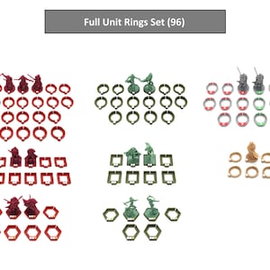 Board Game Unit Rings for Harkonnen & Atreides With HP and Defense ...
