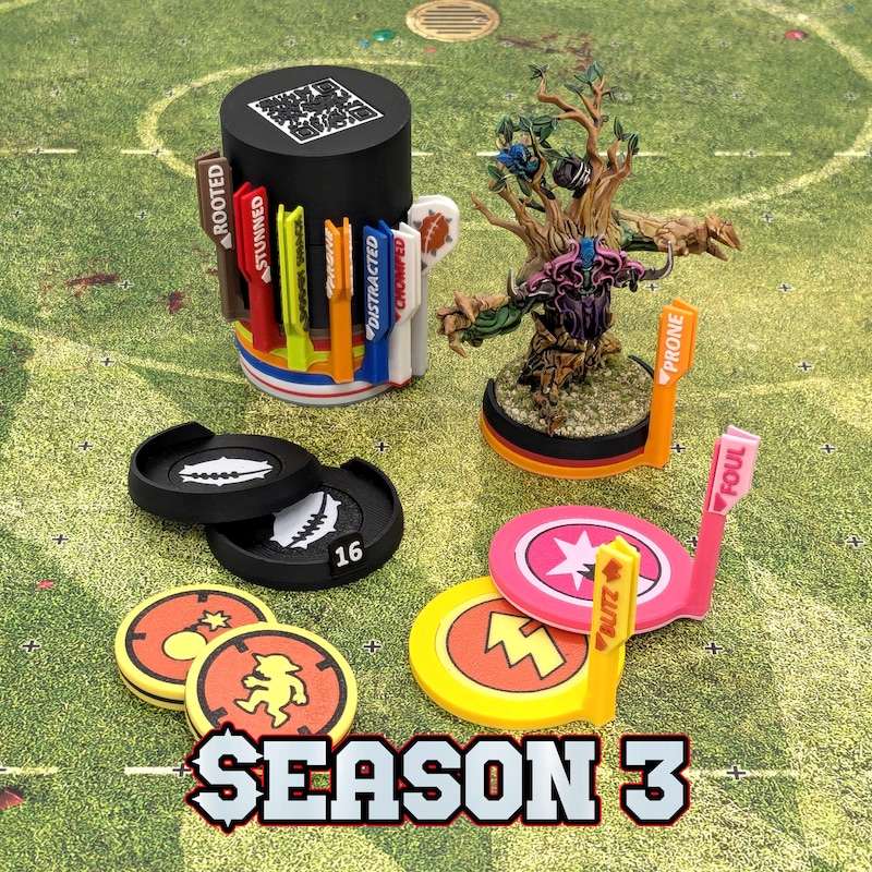 Bloodbowl Markers Tokens - Etsy