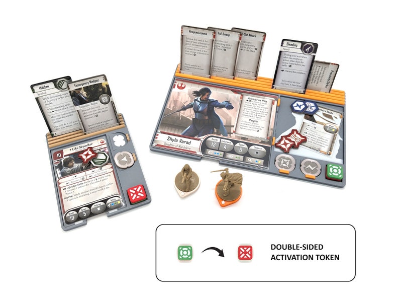 Fully Colored Player Dashboards With Ally Tray, Miniature Rings & 3D ...
