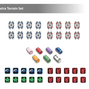 Board Game Player Token Set Compatible With Nemesis - Fully Colored ...