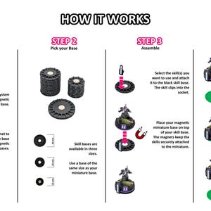 Magnetic Miniature Skill System for Fantasy Football and Compatible ...