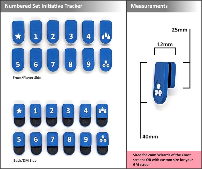 10 Dragon Initiative Trackers With Lair Action and Events for Tabletop ...