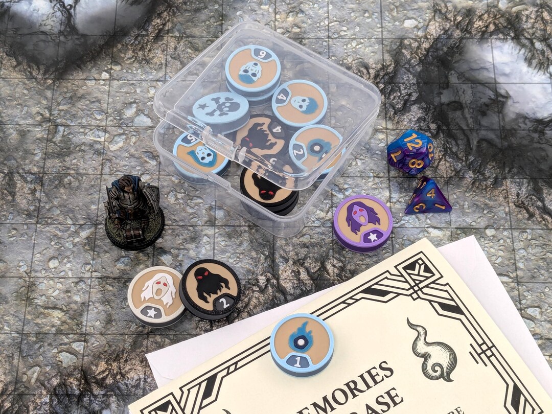 Magnetic Ghosts and Incorporeal Creatures Token Set for Fantasy ...