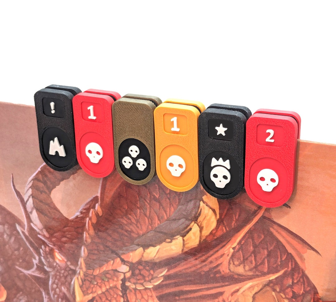 12 Enemy Initiative Trackers With Boss and Lair Action for Tabletop ...