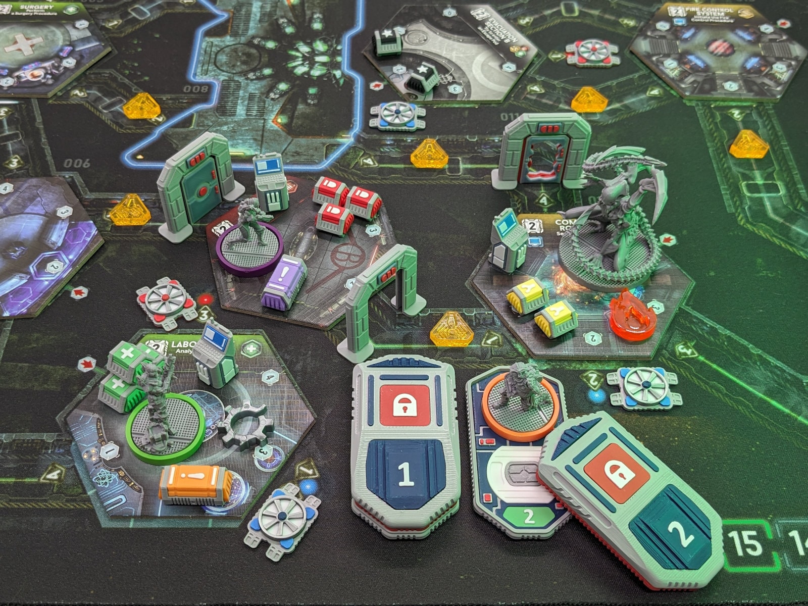 Sci-fi Board Game Technical Corridor/ventilation Shaft Set Compatible ...