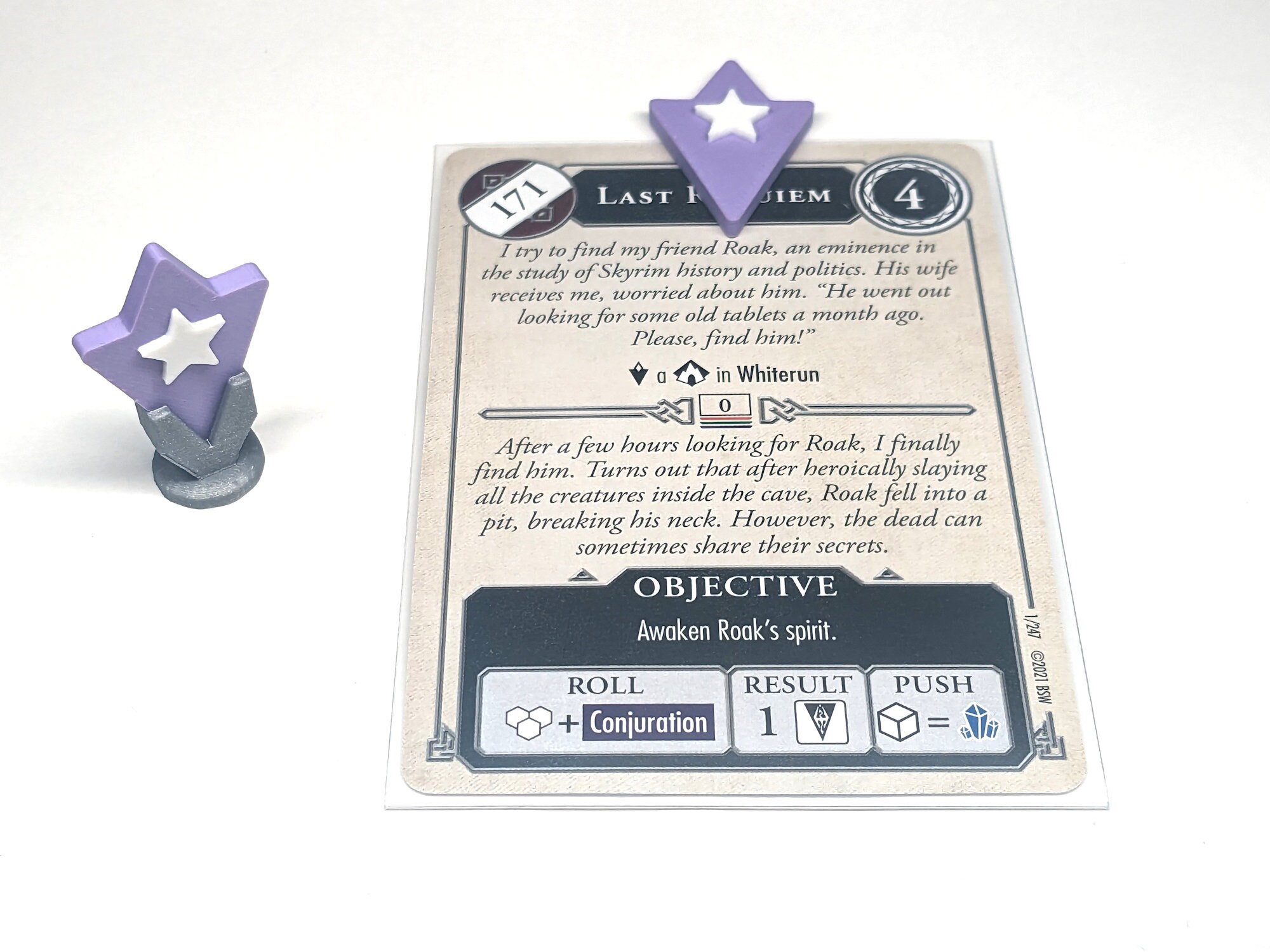 Skyrim: the Adventure Game Deluxe Player Tokens With Holders Single and ...