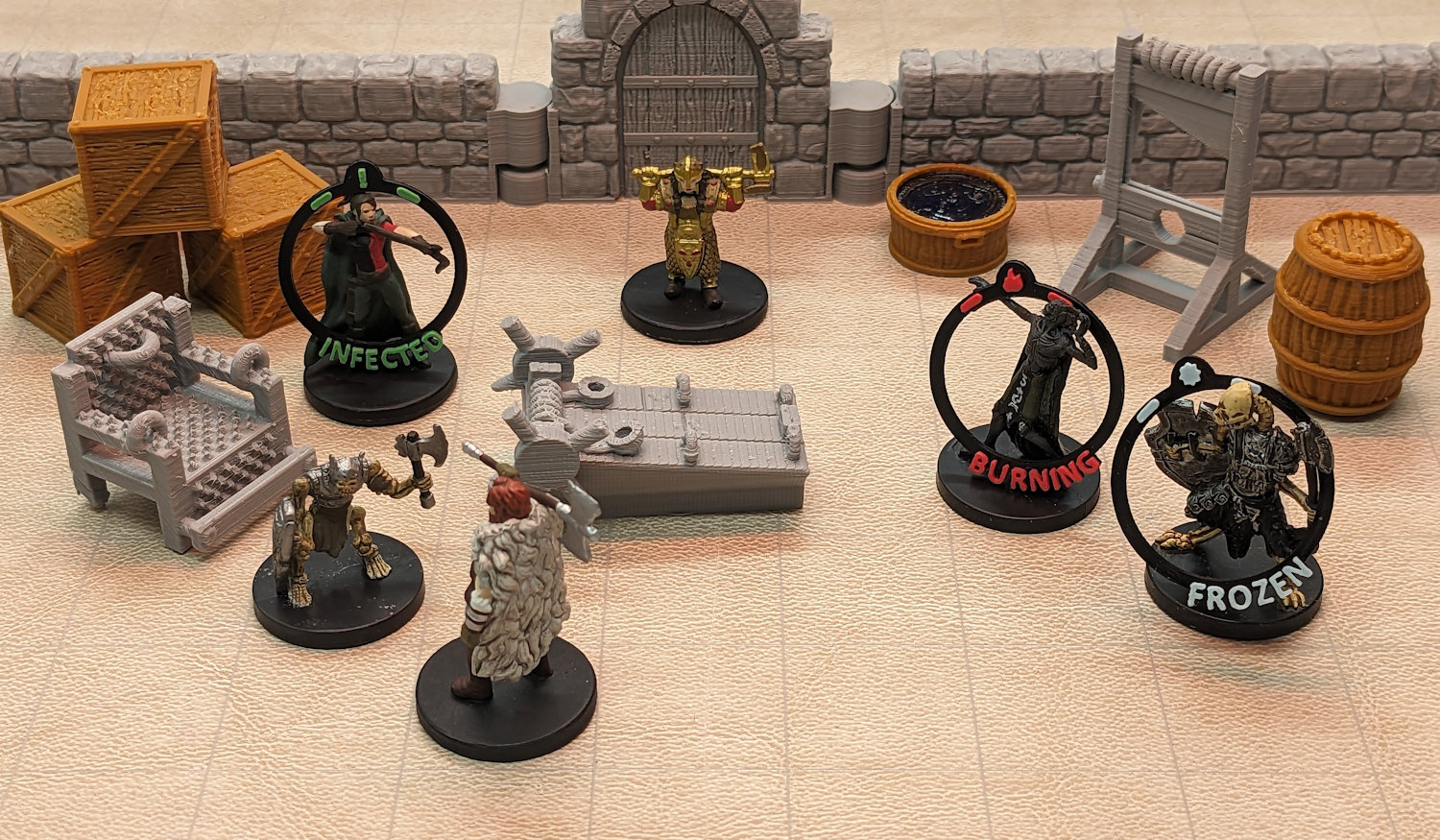 Custom Tabletop Condition Rings Individual Icons and Colors for Ttrpgs ...