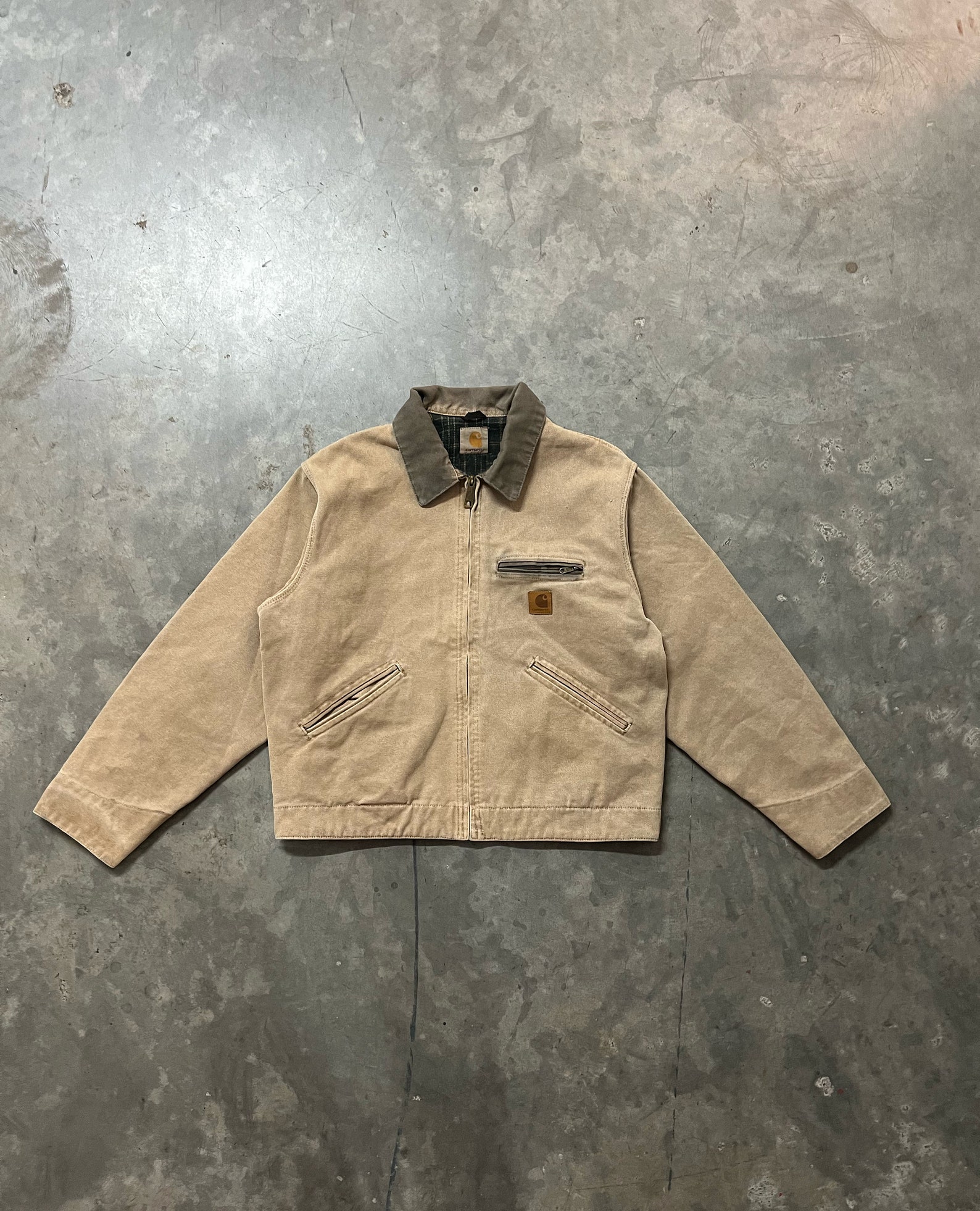 Carhartt J97 CRM Cream Detroit Work Jacket - Etsy Canada