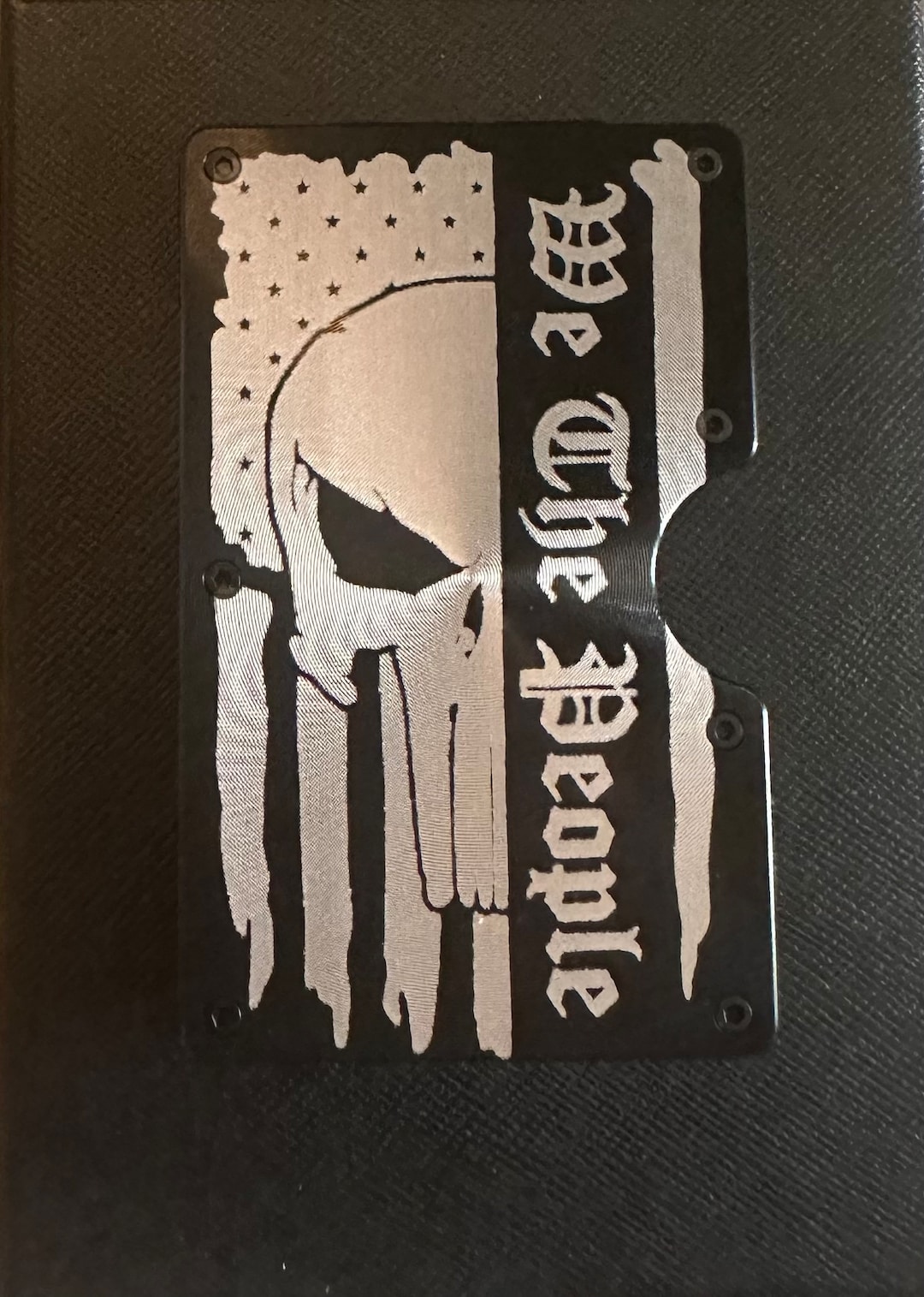 Custom Engraved Metal Wallet - Etsy