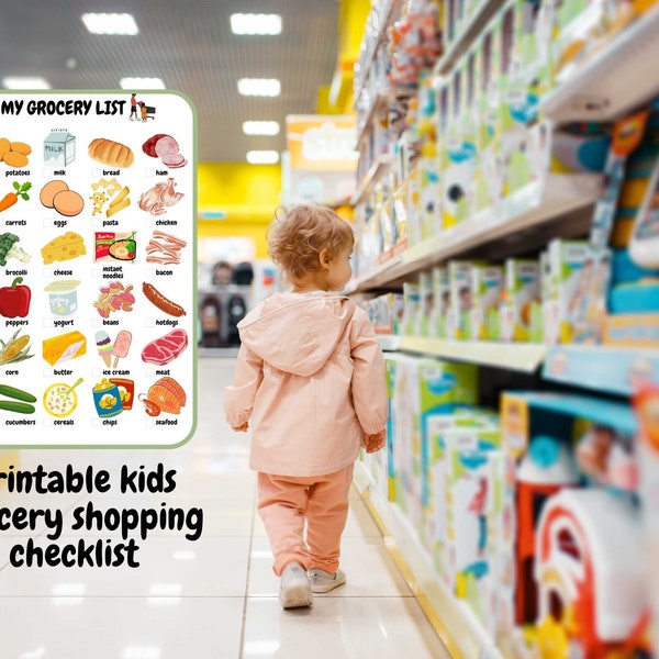 Visual Grocery List - Etsy