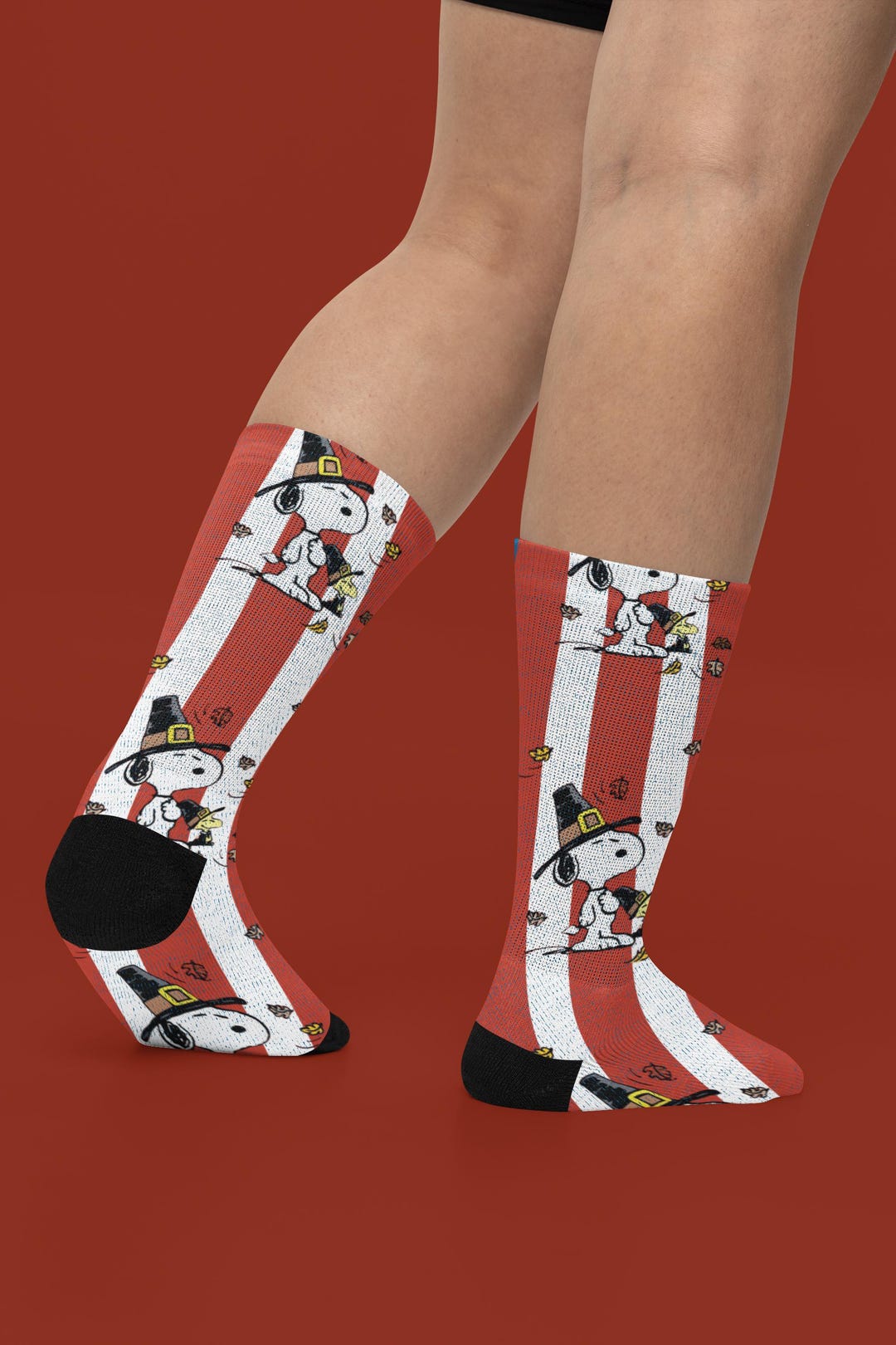 Charlie Brown Theme Sublimation Socks Snoopy Themed Holiday Socks ...