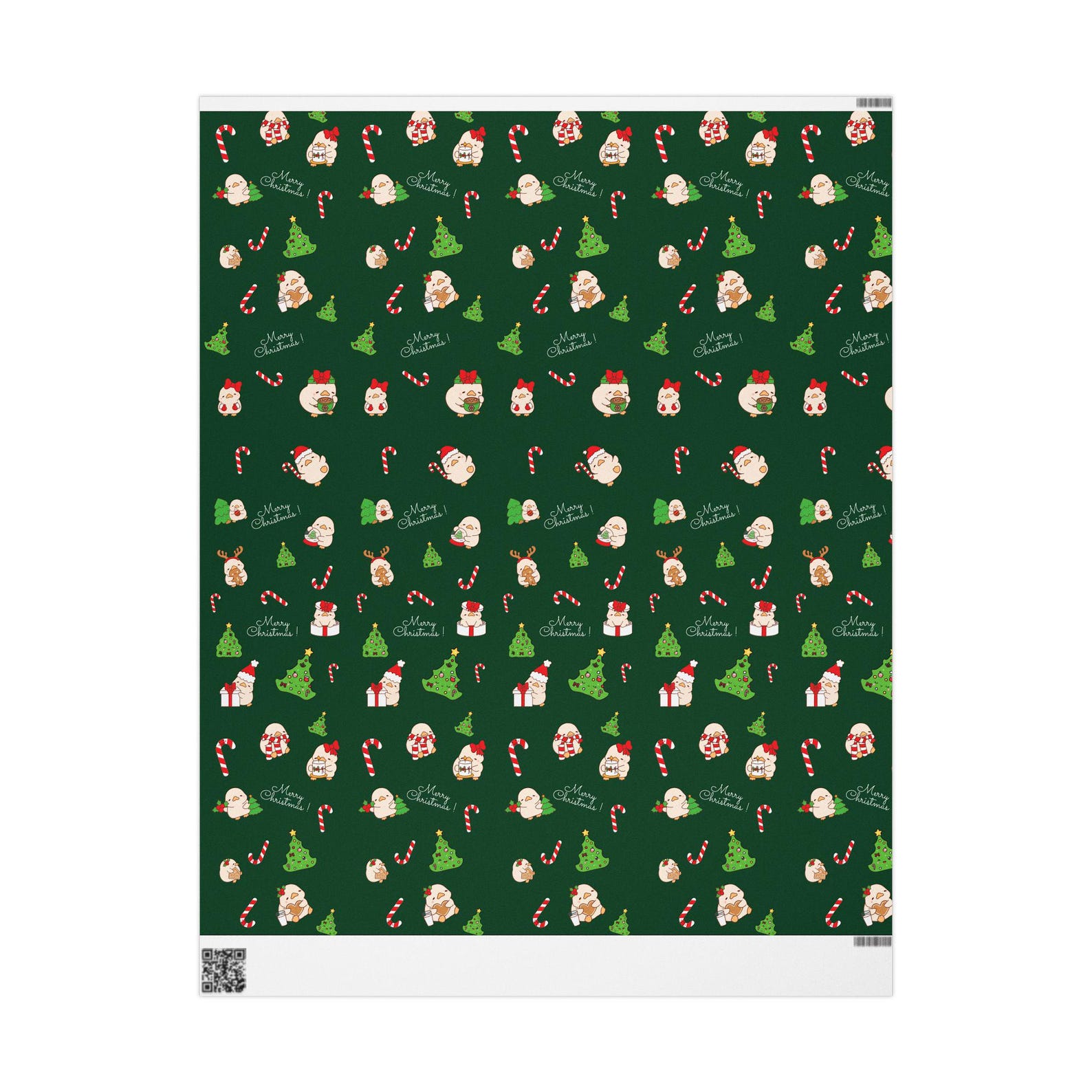 Cute Kawaii Christmas Wrapping Papers Kawai Holiday Christmas Wrapping ...
