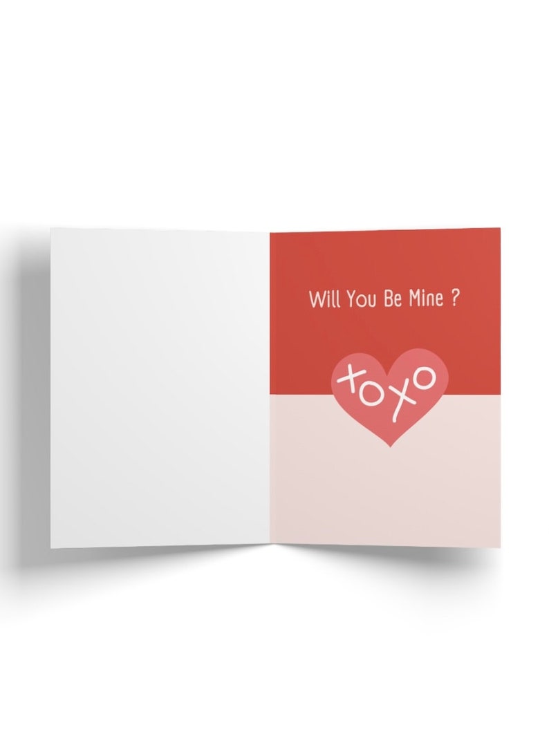 Will You Be Mine Valentines Greeting Cards Puzzle Valentines Day Cards ...