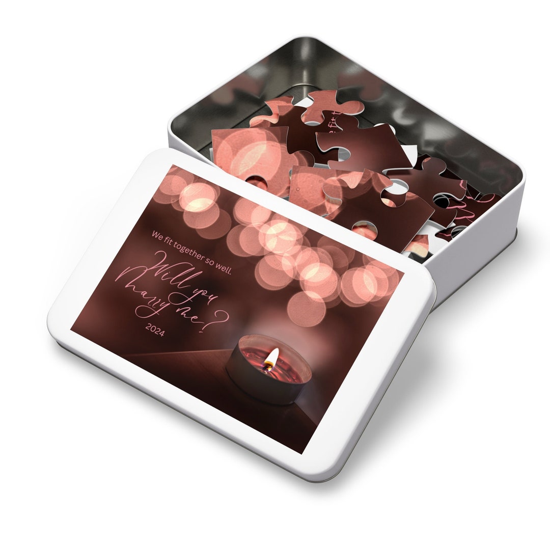 Wedding Proposal Puzzle, We Fit Together so Well. Will You Marry Me ...
