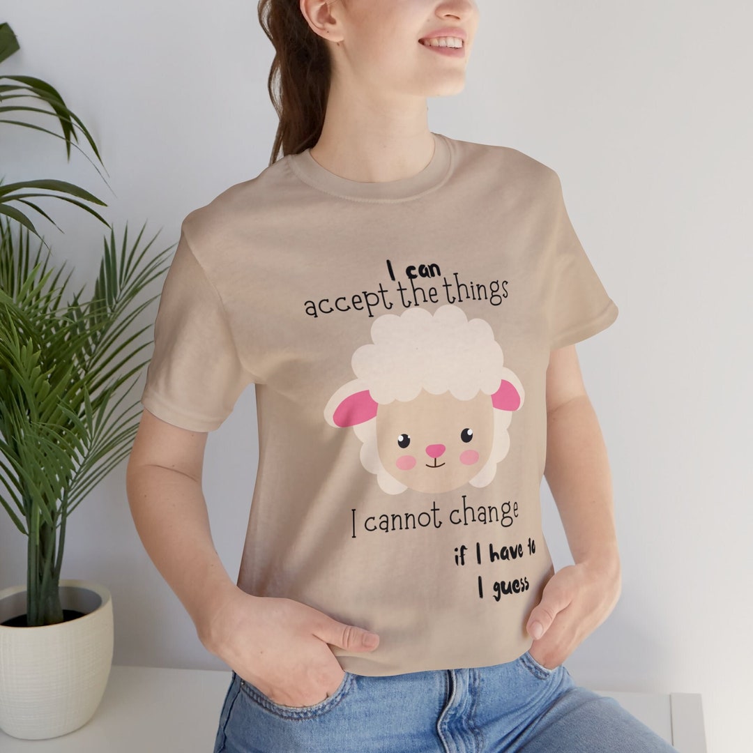 Grumpy Sheep Recovery Shirt Accept Things I Cannot Change - Etsy