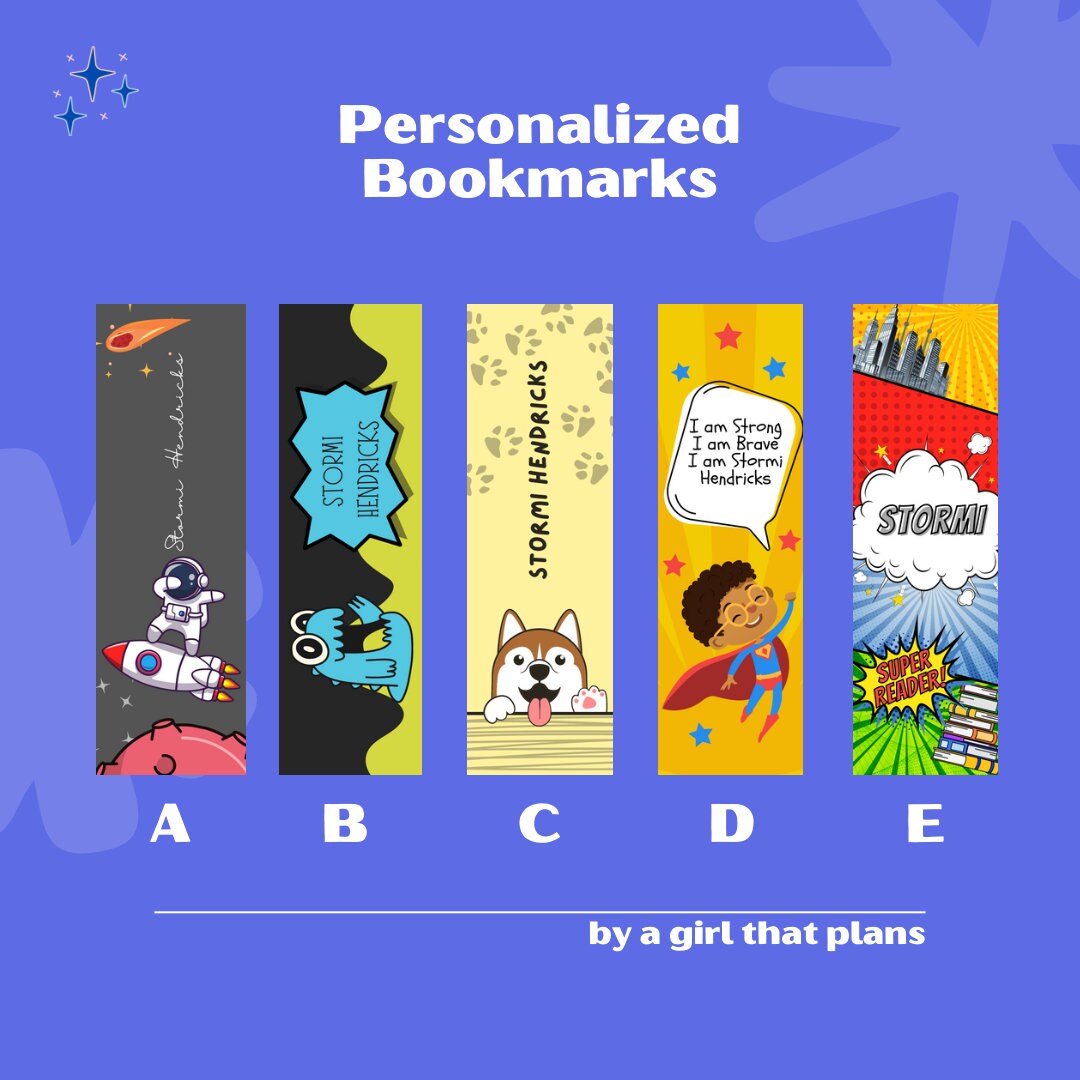 Bookmark Graphics - Etsy