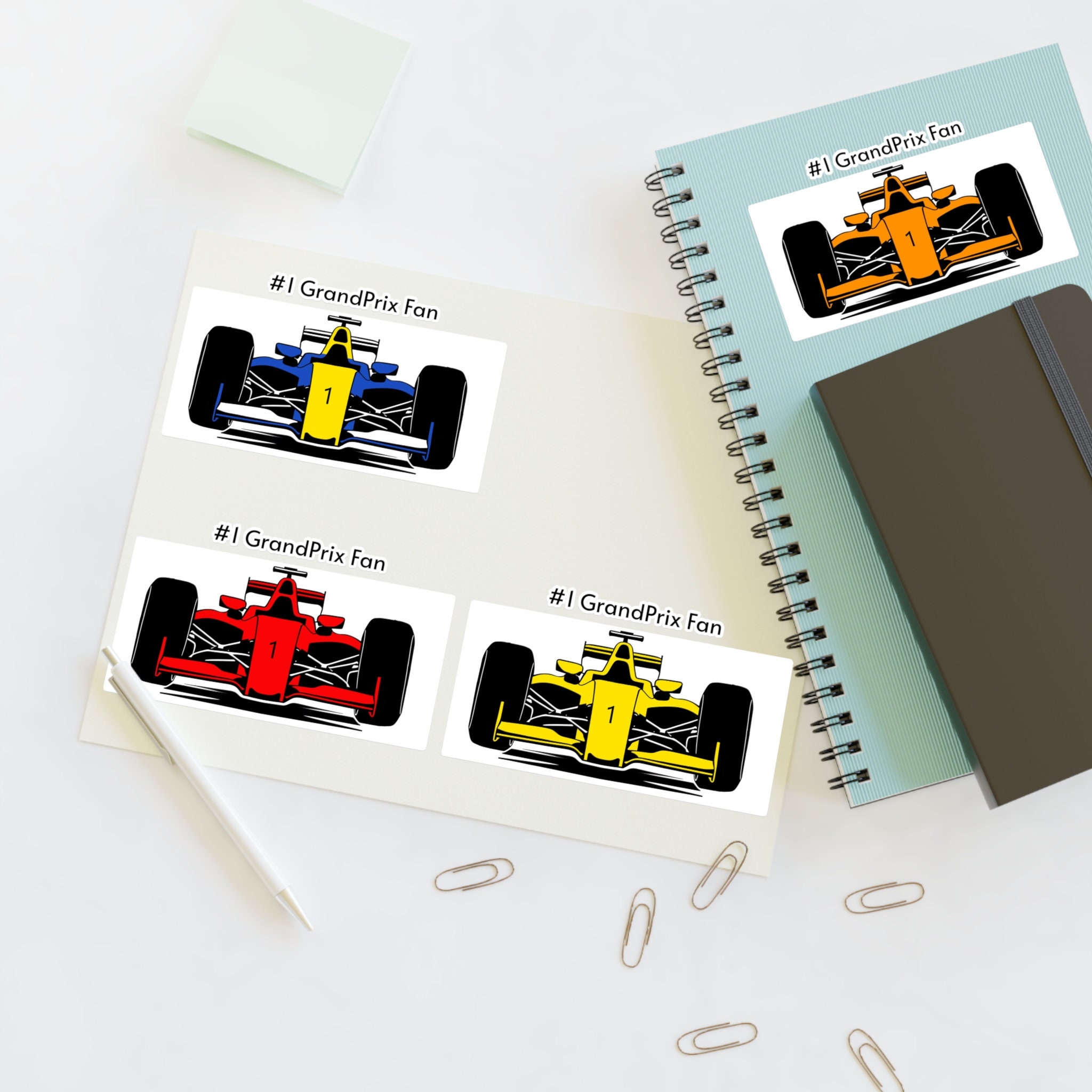 Grandprix Sticker Sheets for F1 Fans - Etsy