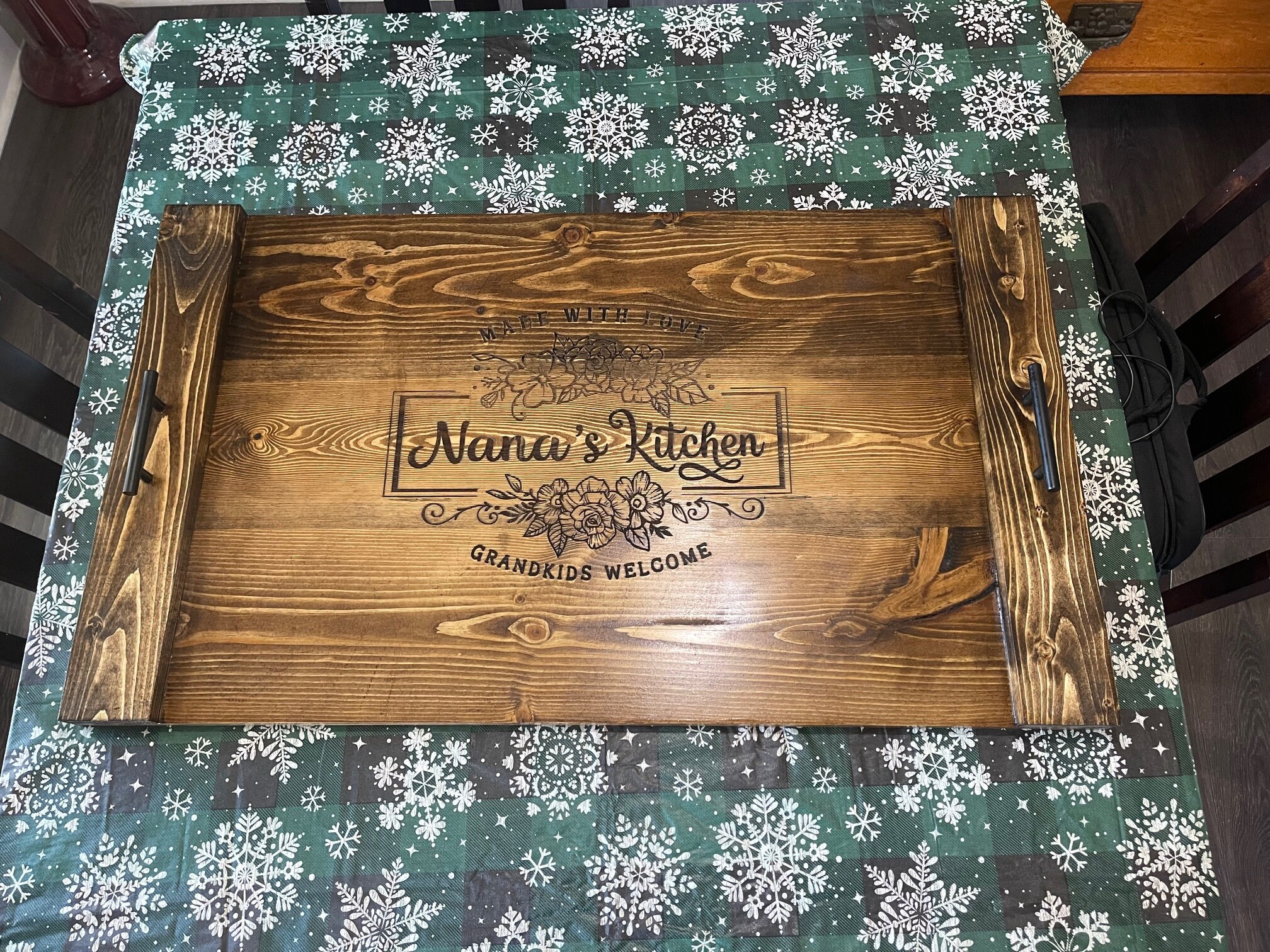 Personalized Noodle Board Stove Cover: Laser Engraved Nana's Kitchen - Etsy