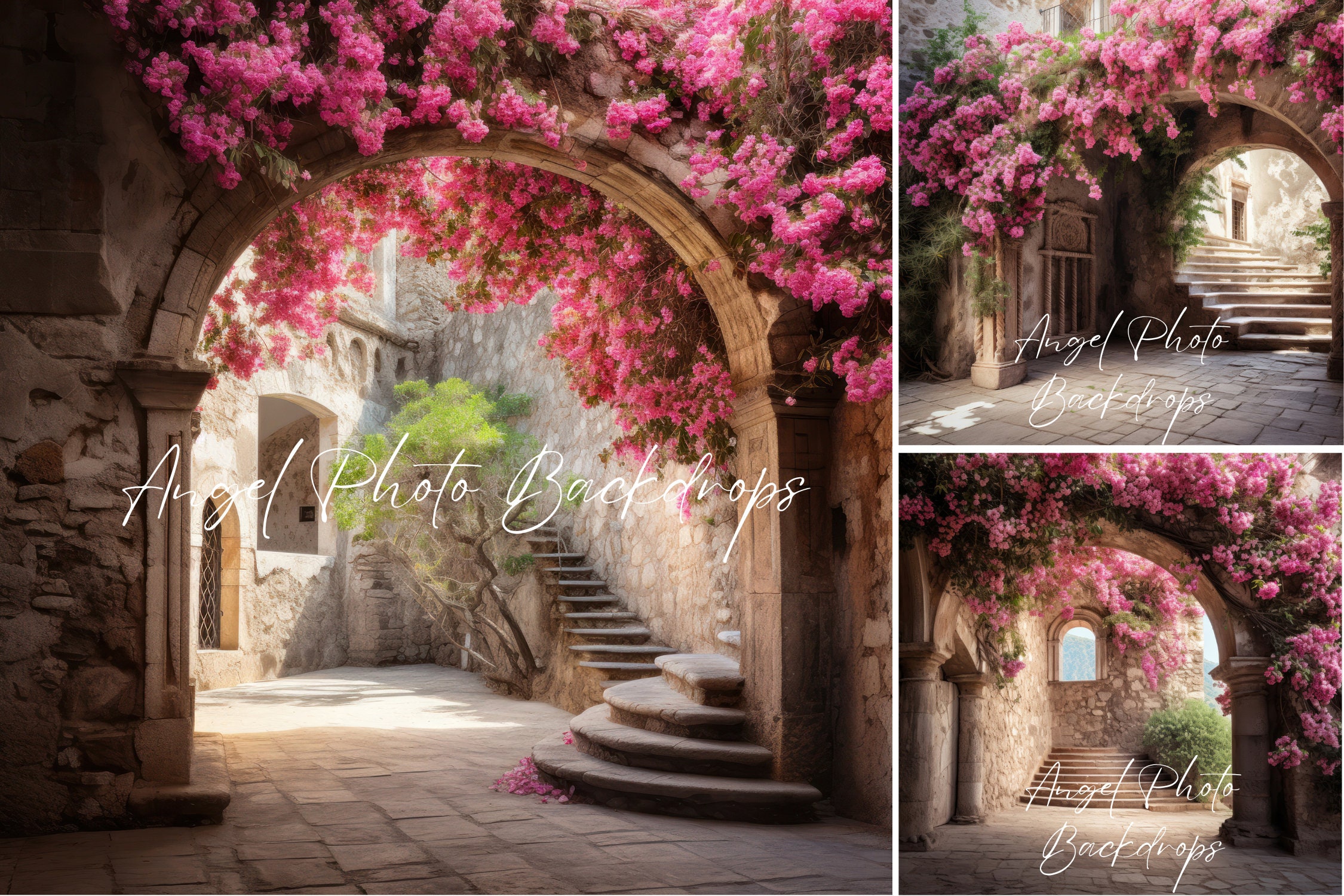 12 Tuscan Arches Digital Backdrops Maternity Wedding Mommy N - Etsy
