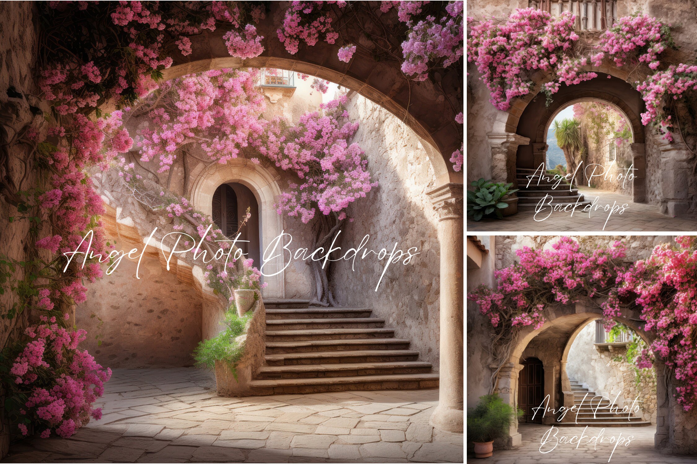 12 Tuscan Arches Digital Backdrops Maternity Wedding Mommy N - Etsy