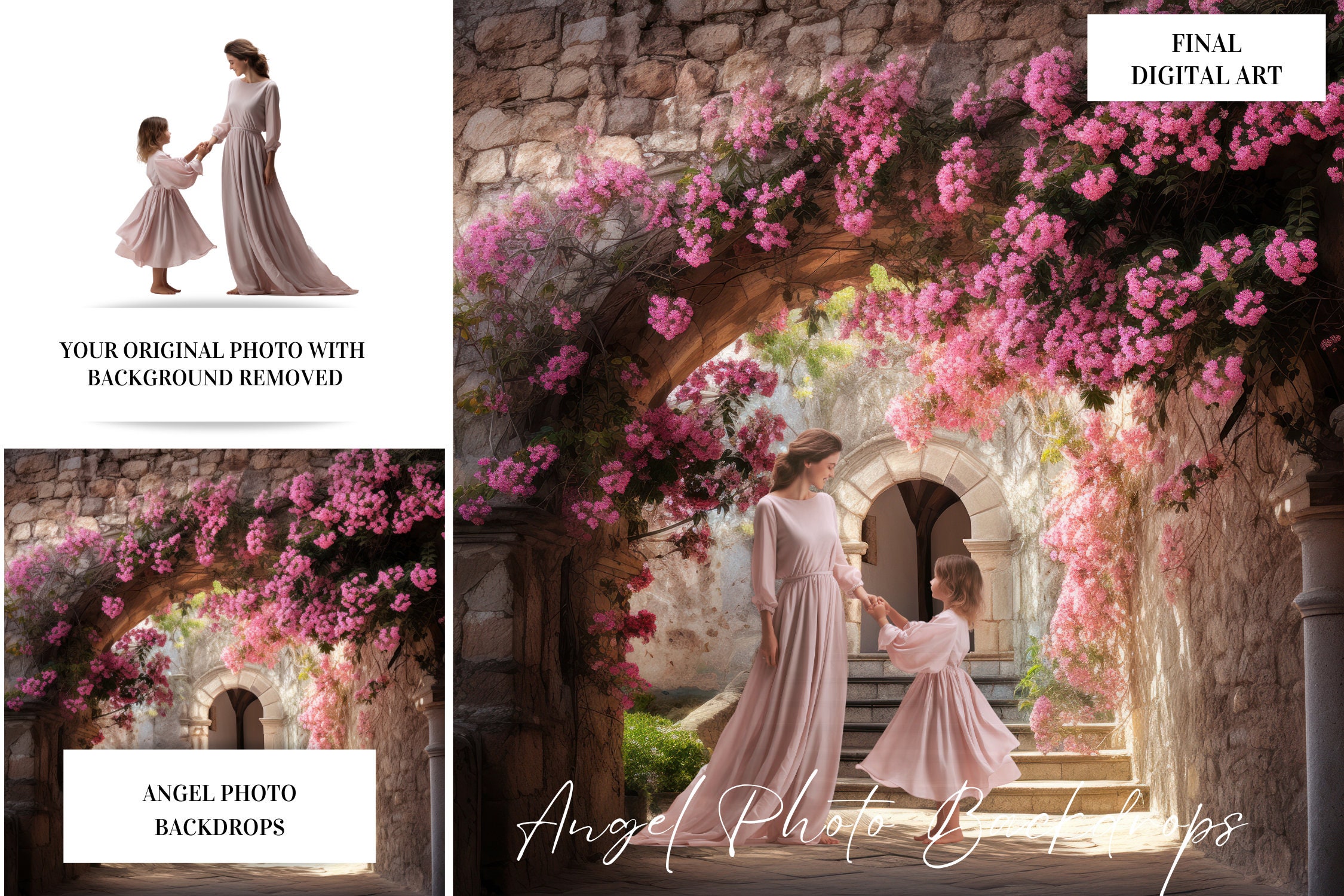 12 Tuscan Arches Digital Backdrops Maternity Wedding Mommy N - Etsy