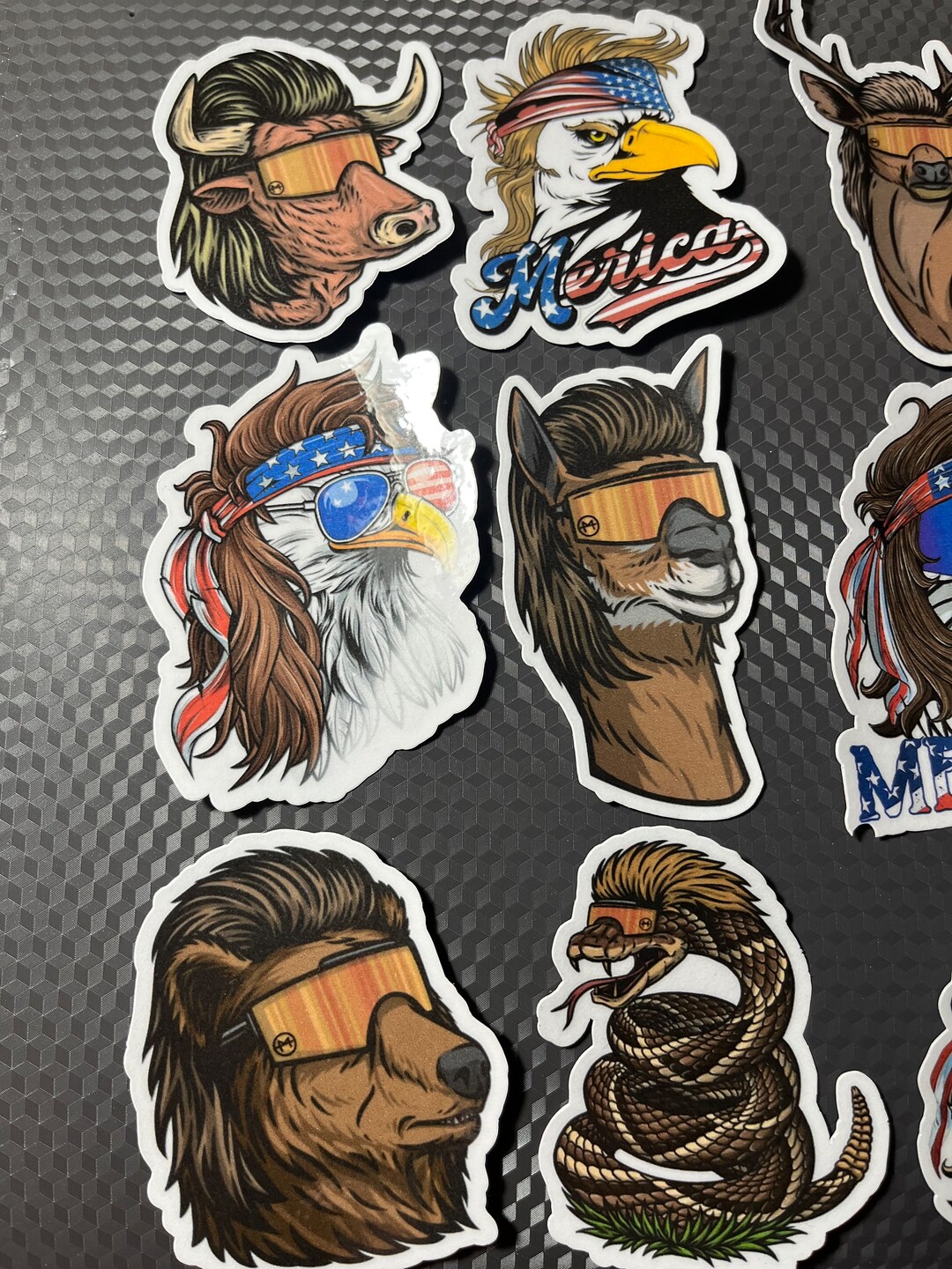 Mullet Animal Sticker Pack - Etsy