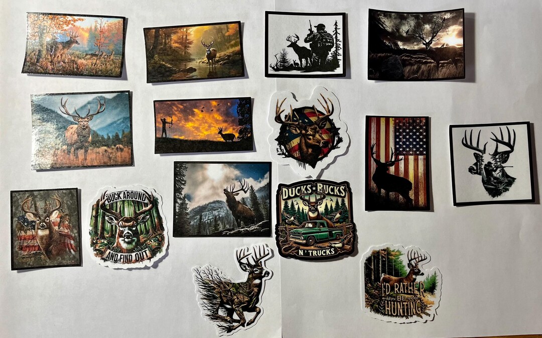 Hunting Sticker Pack - Etsy