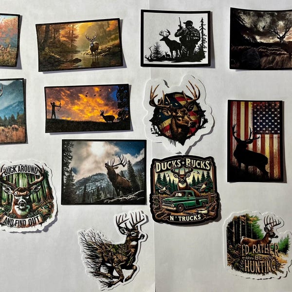 Hunting Sticker - Etsy
