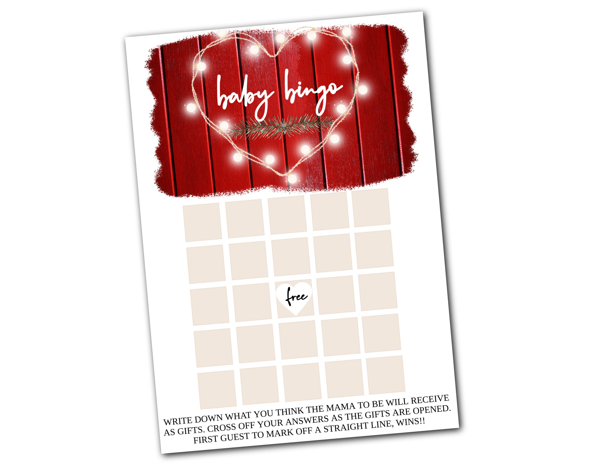 Santa Baby Shower Invitation Package, Christmas Baby Shower, Baby ...