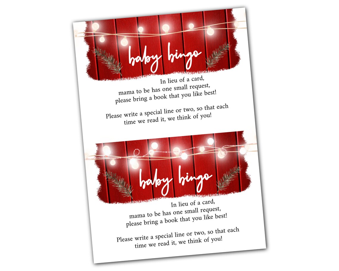 Santa Baby Shower Invitation Package, Christmas Baby Shower, Baby ...