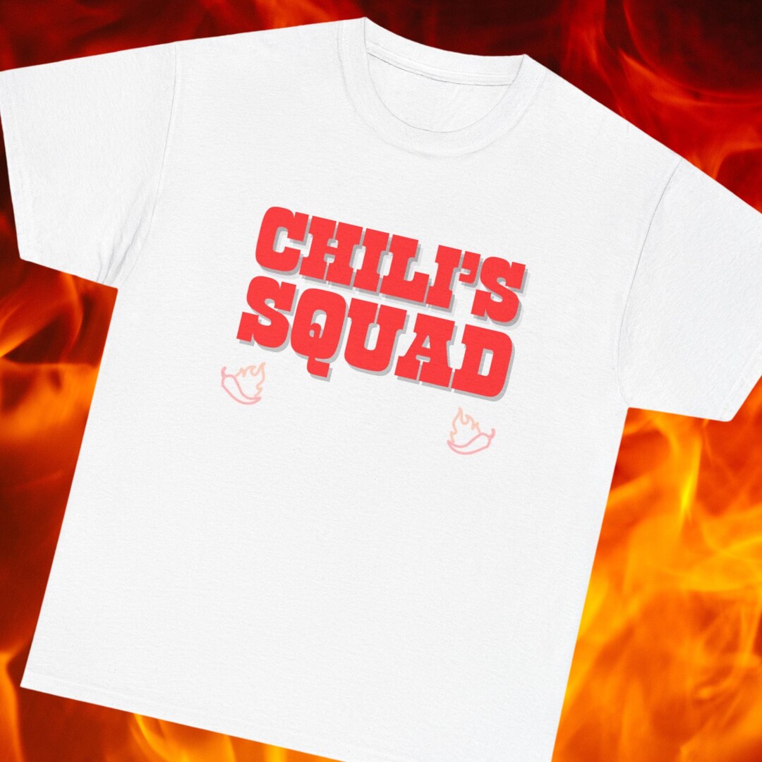 Chilis Squad Unisex Tee, Funny Food & Drink Group Shirt, Restaurant ...