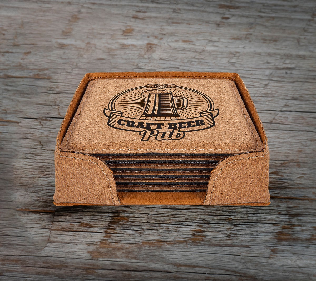 Funny Cork Coasters Set of 4 or 6, Gift for Housewarming, Barkeepers ...