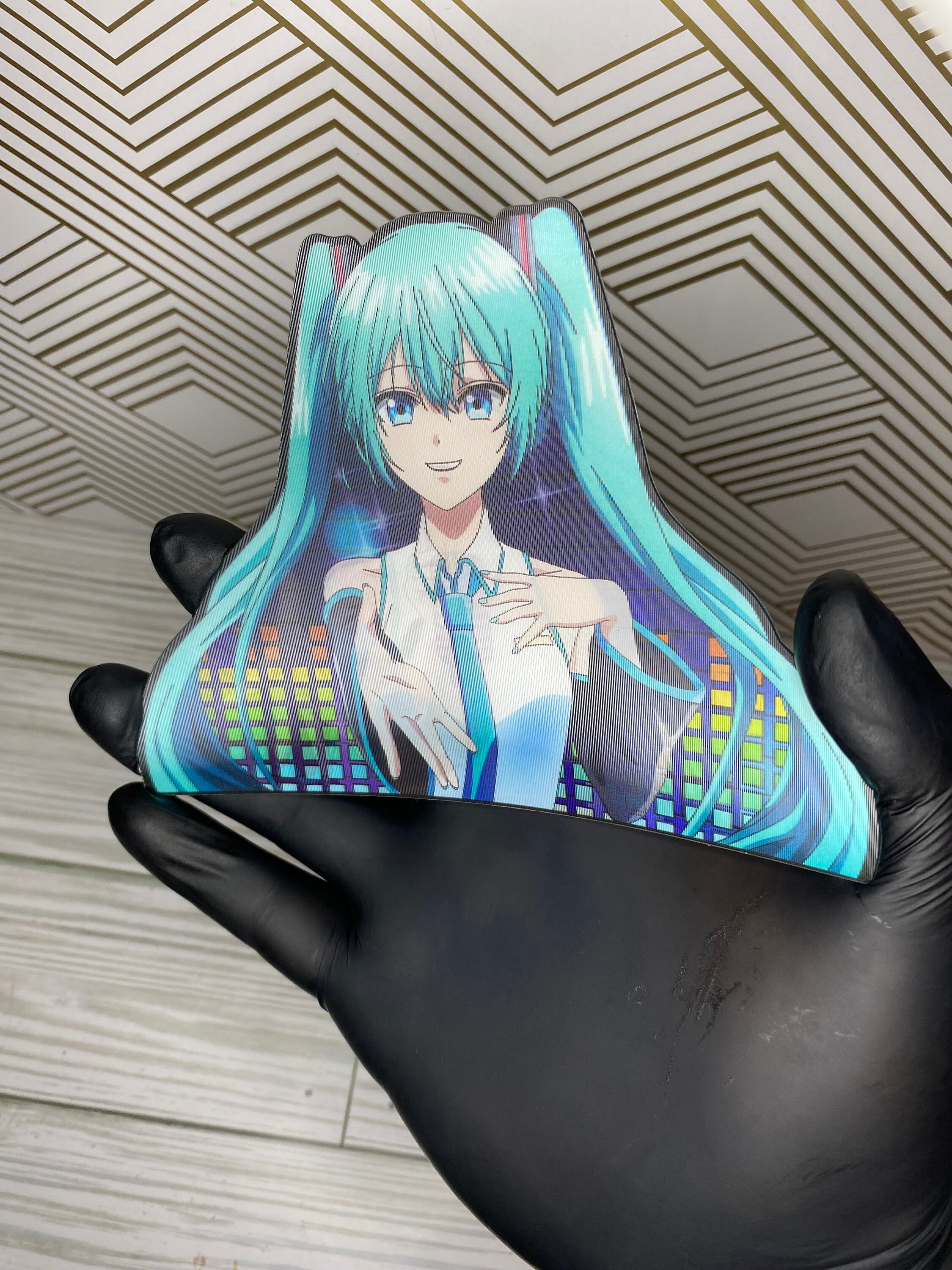 3D Lenticular Anime Sticker Decal Changing Moving Flip Motion - Etsy