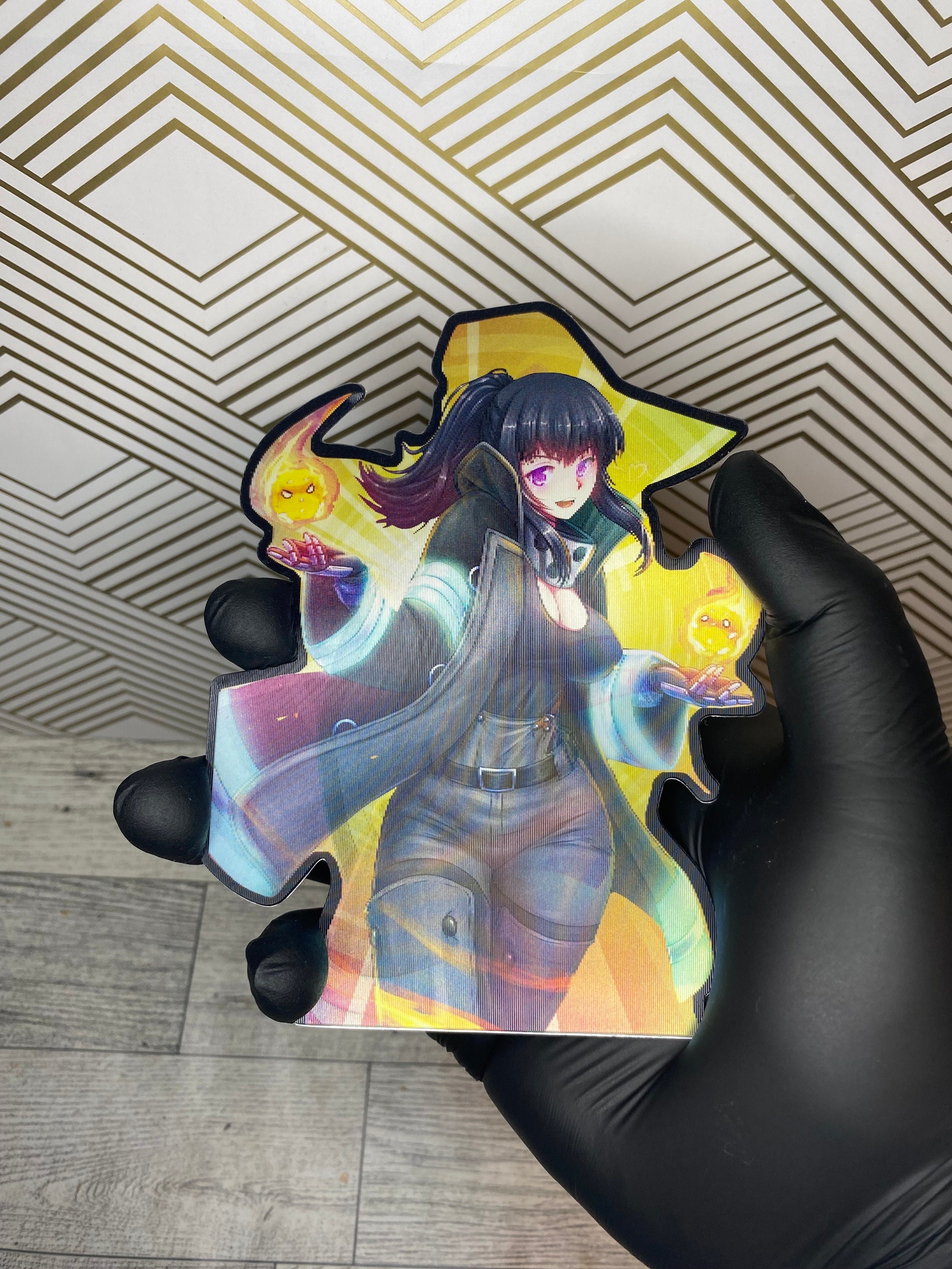 3D Lenticular Anime Sticker Decal Changing Moving Flip Motion - Etsy